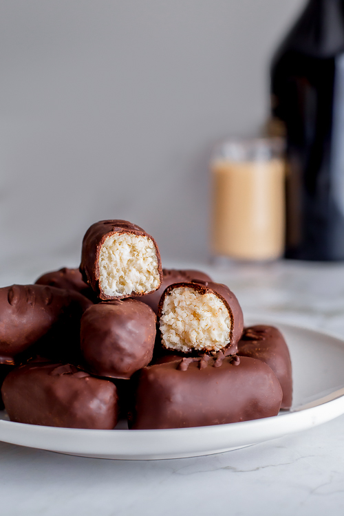 Easy Baileys Bounty Bars, Low Carb (and here to stay) - Plated Focus